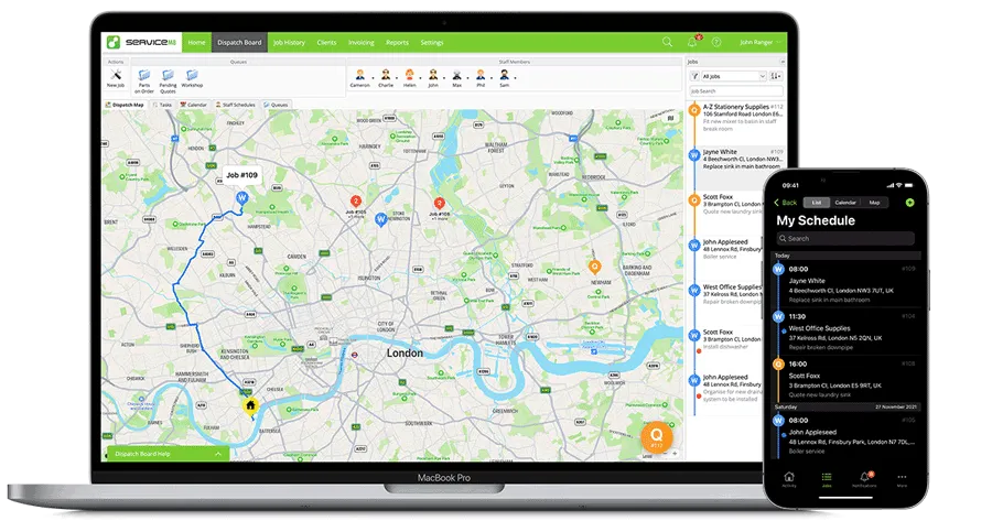 Smart Job Management Software | ServiceM8 EU
