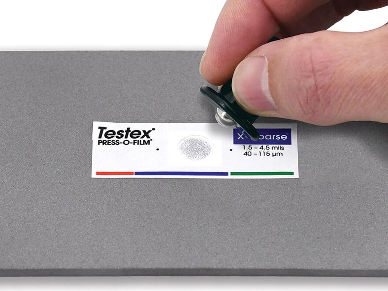 Testex Replica Tape for Measuring Surface Profile