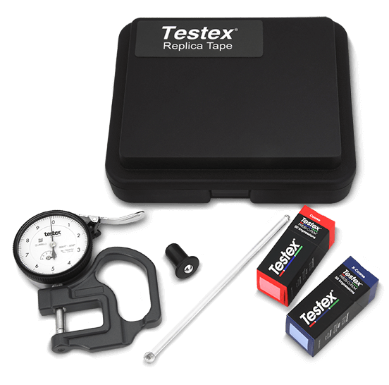 Testex Replica Tape for Measuring Surface Profile
