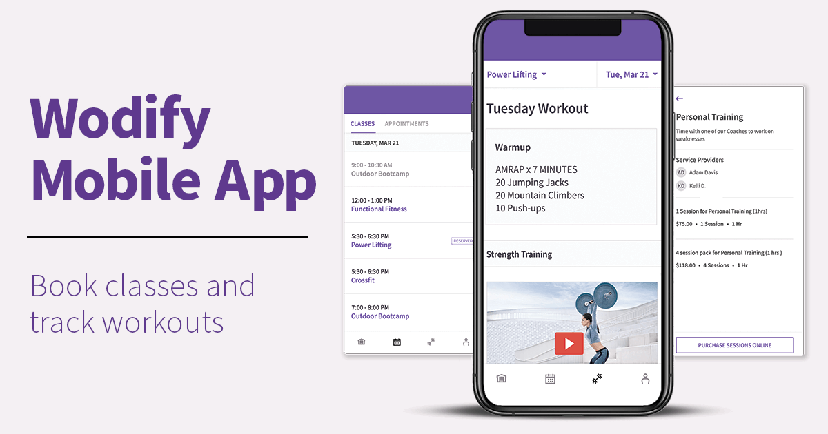 The Mobile App for Your Gym Members | Wodify