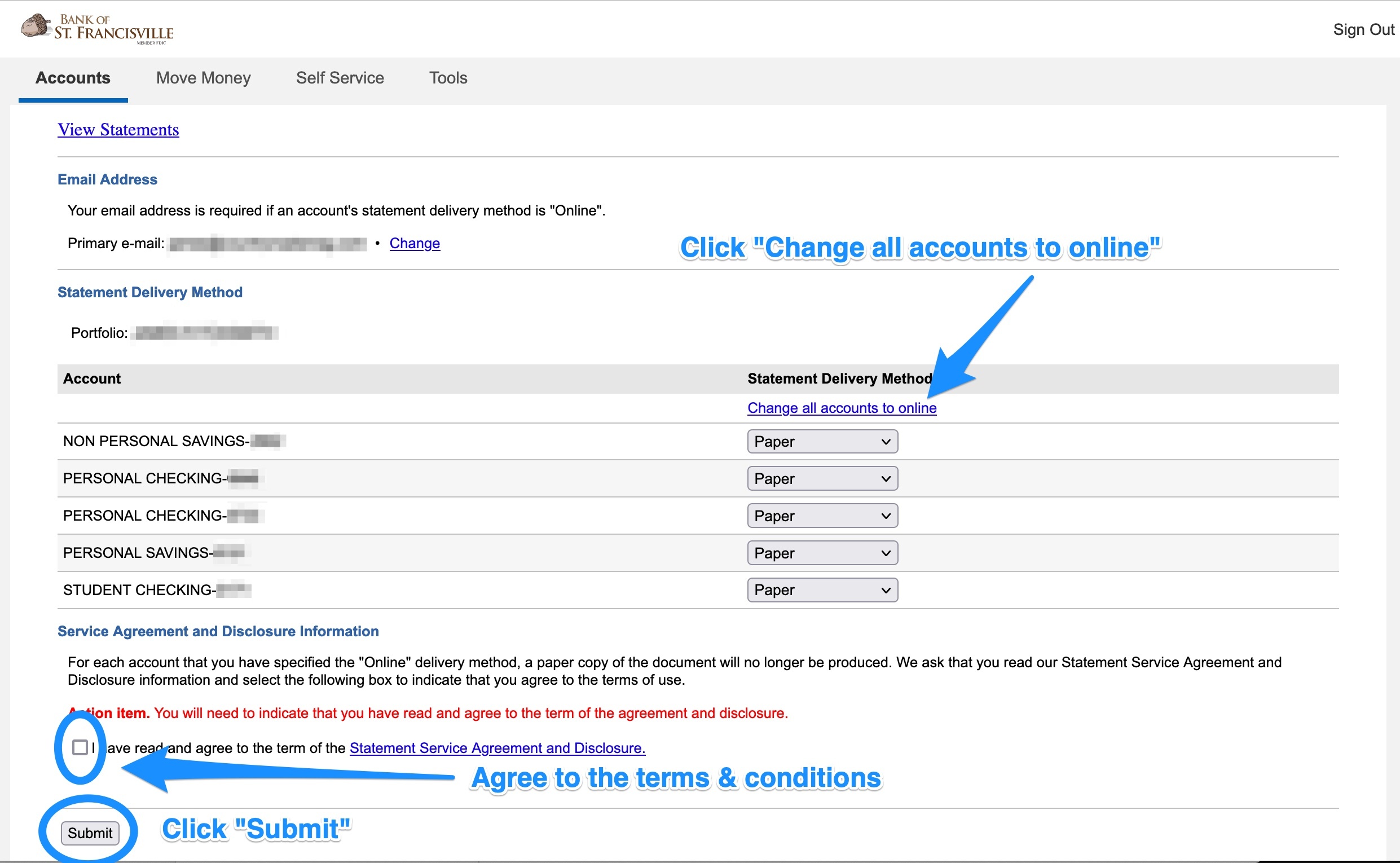 Online Banking | Bank of St. Francisville