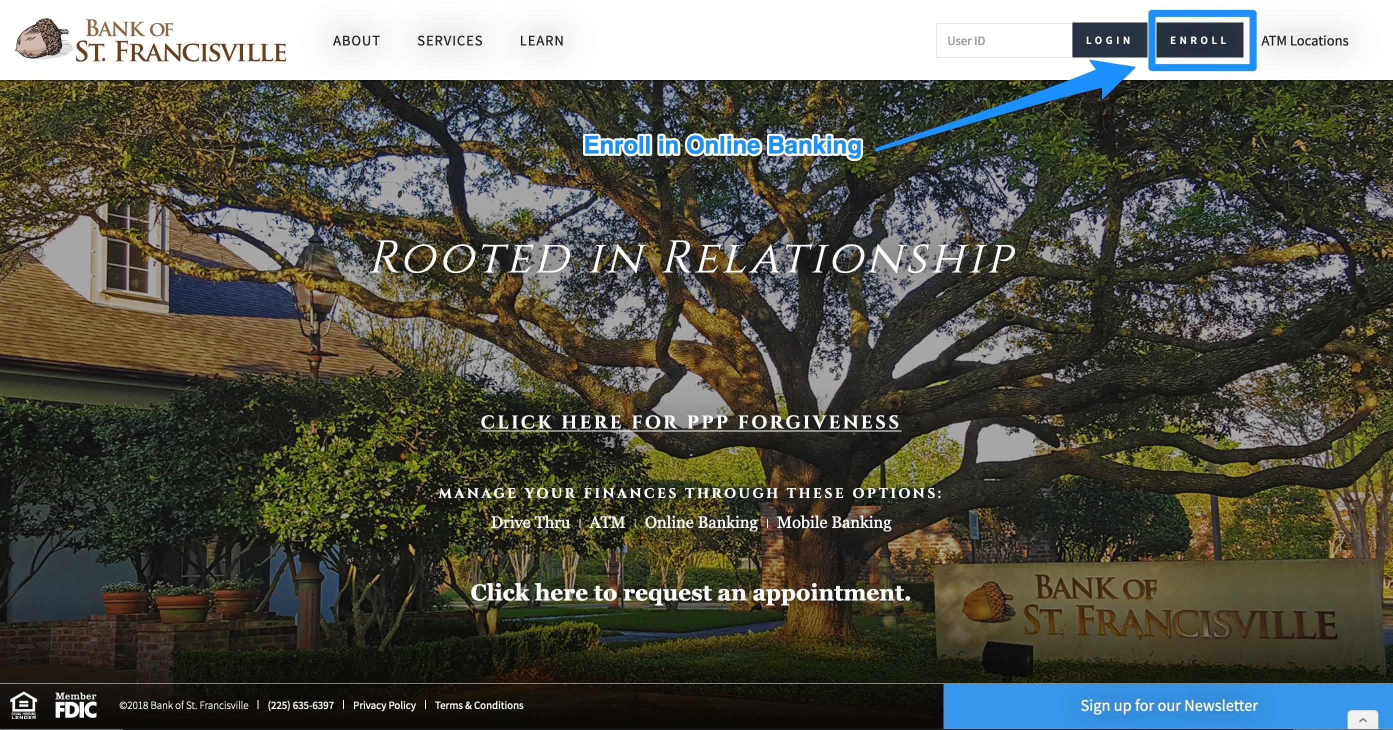 Online Banking | Bank of St. Francisville