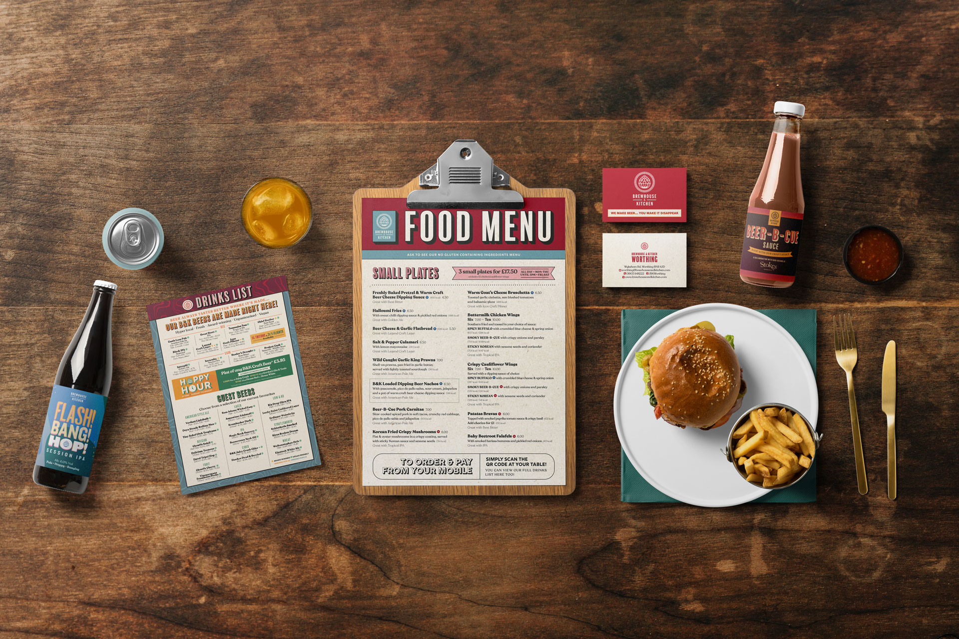 Feature | Brewhouse & Kitchen, Menus, marketing, promotions