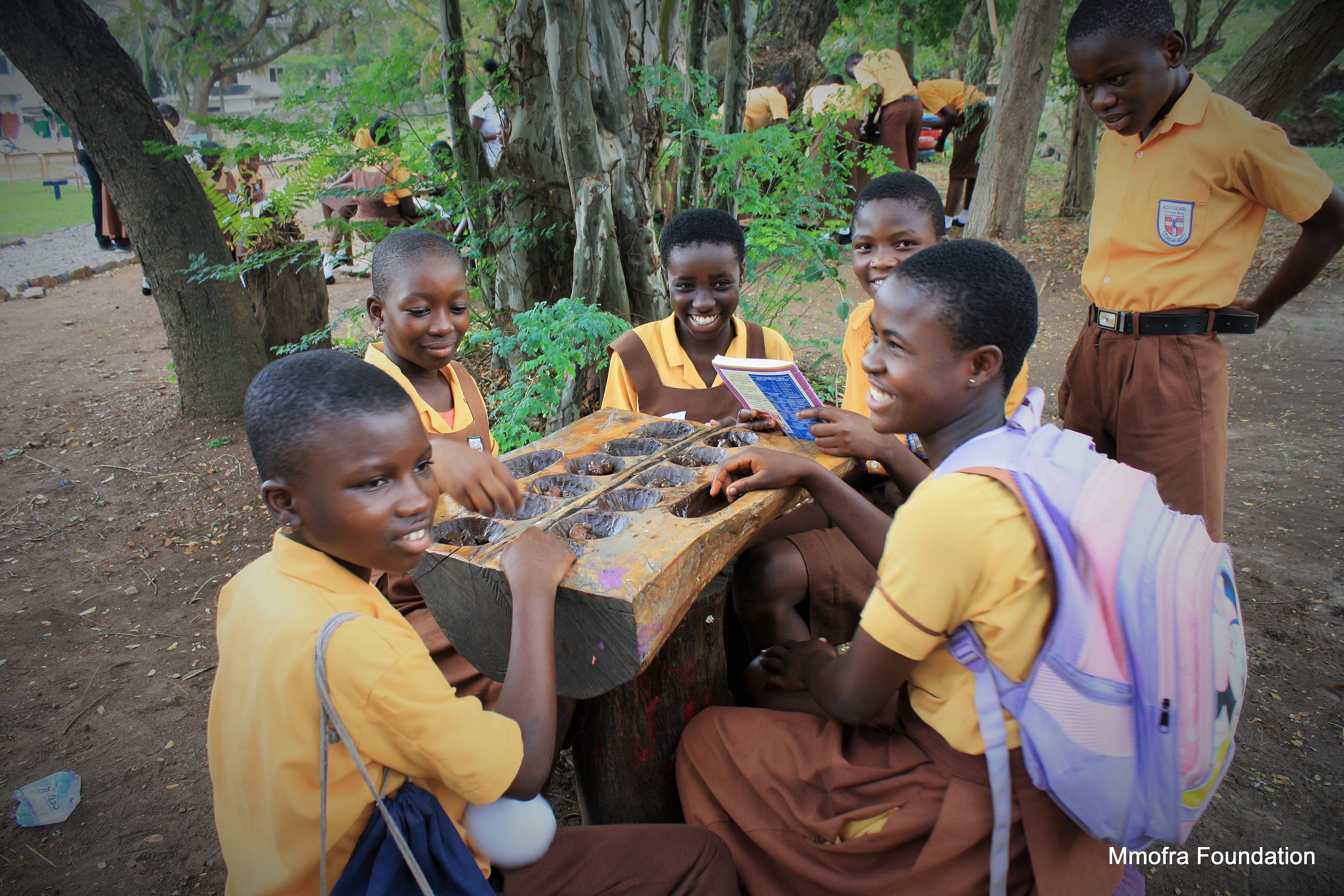 Ghanaian School Children Playing