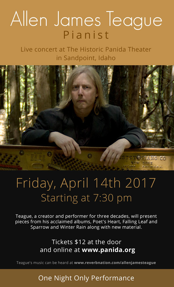 The Panida Theater | Allen James Teague - Piano Concert