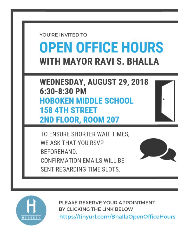 Sign Up for Mayor's Office Hours