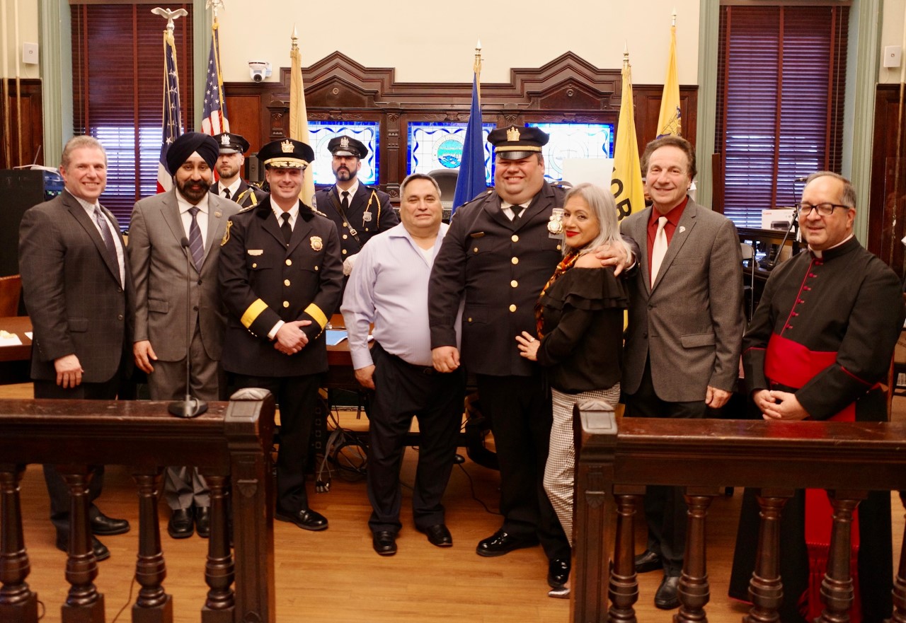 The Hoboken Police Department promotes six and honors three retiring ...