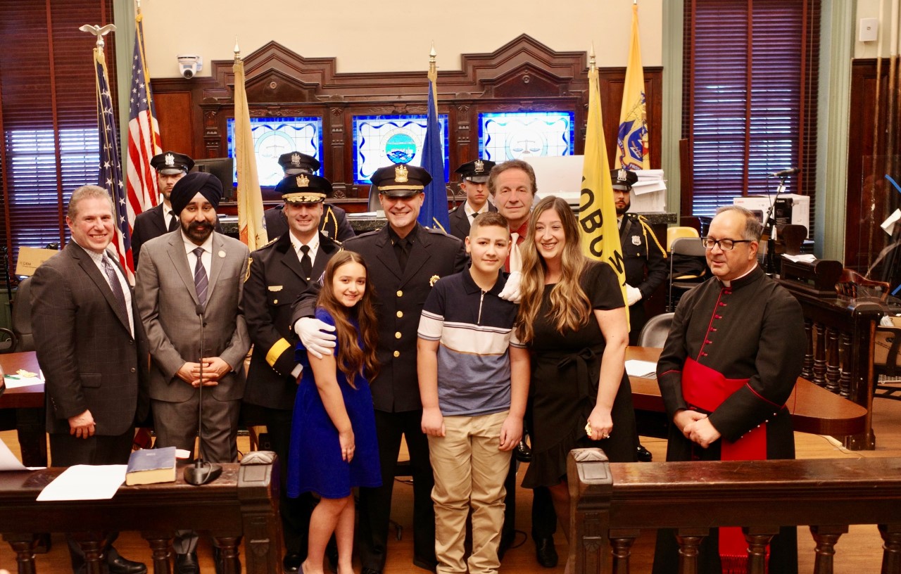 The Hoboken Police Department promotes six and honors three retiring ...