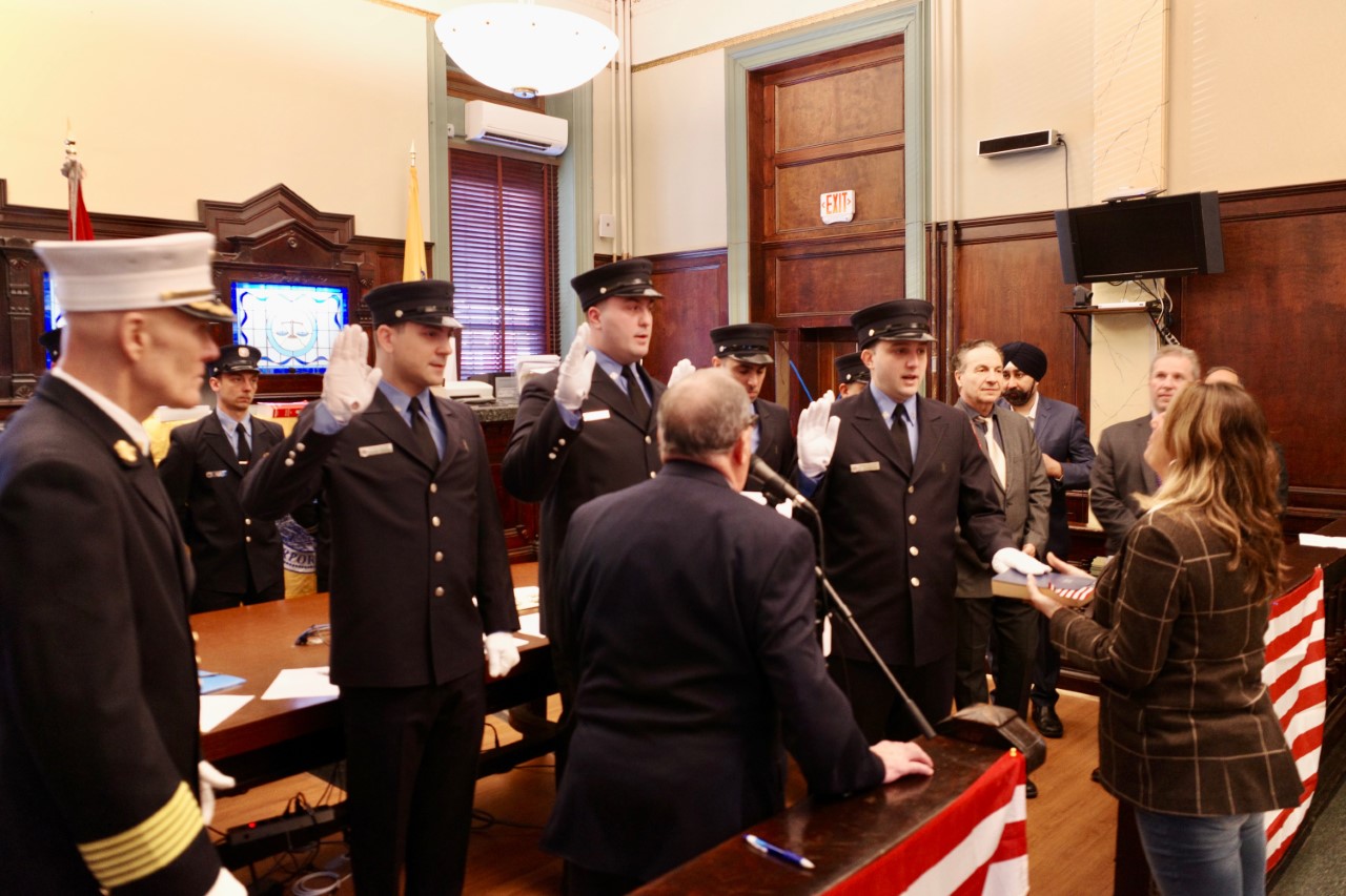 The Hoboken Fire Department promotes six to Captain and swears in five ...