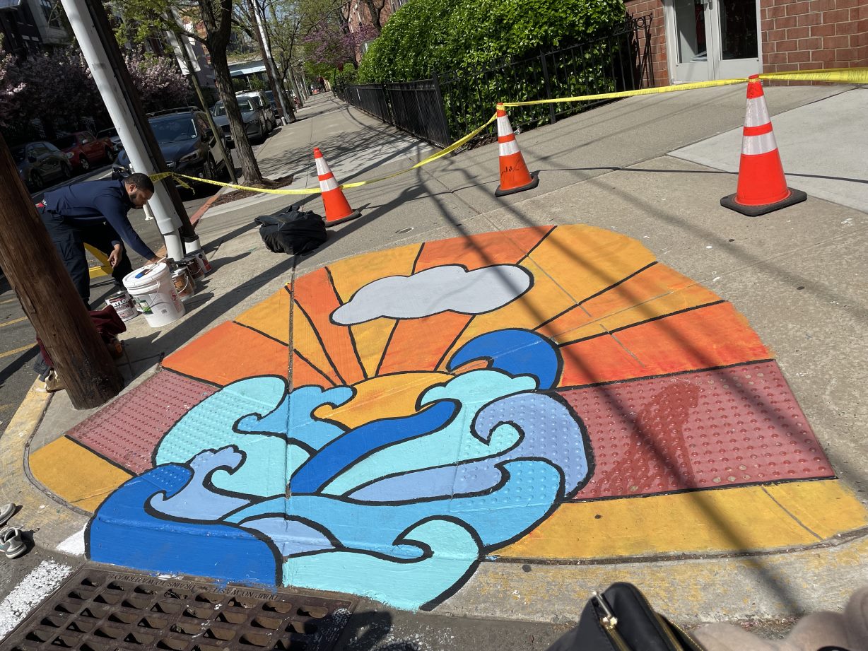 Hoboken unveils new storm drain art to promote clean waterways