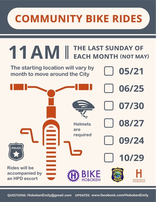 Hoboken celebrates cycling safely during National Bicycle Safety Month