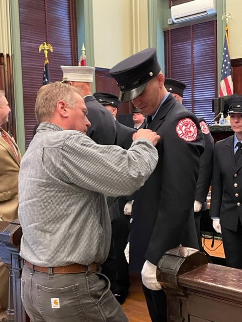 Hoboken Fire Department swears in nine new firefighters