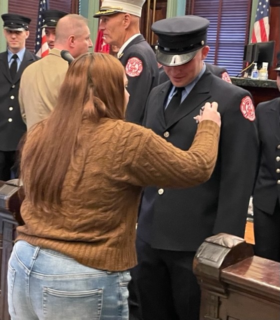 Hoboken Fire Department swears in nine new firefighters