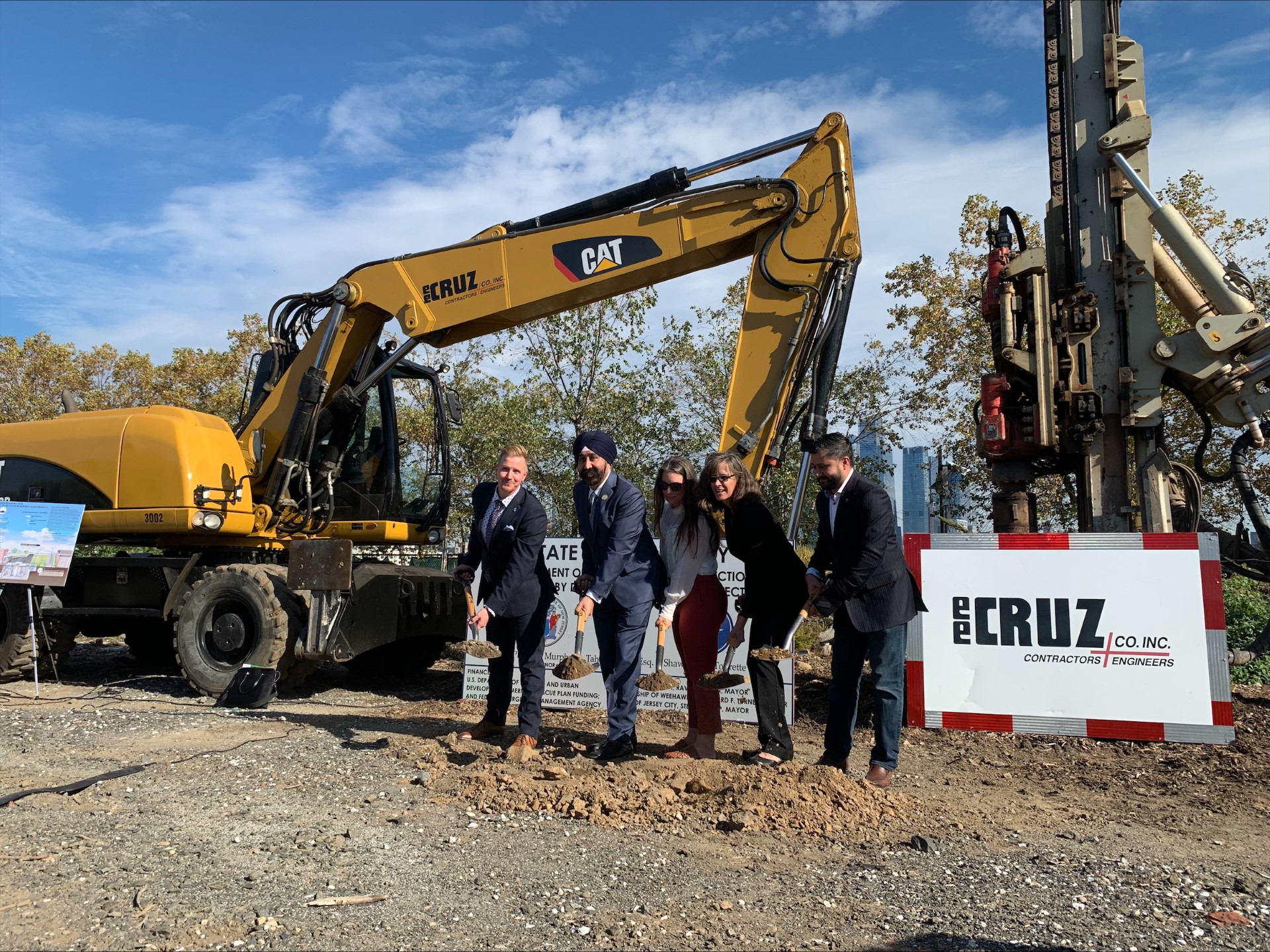 City of Hoboken and NJDEP break ground on Harborside Park as part of ...