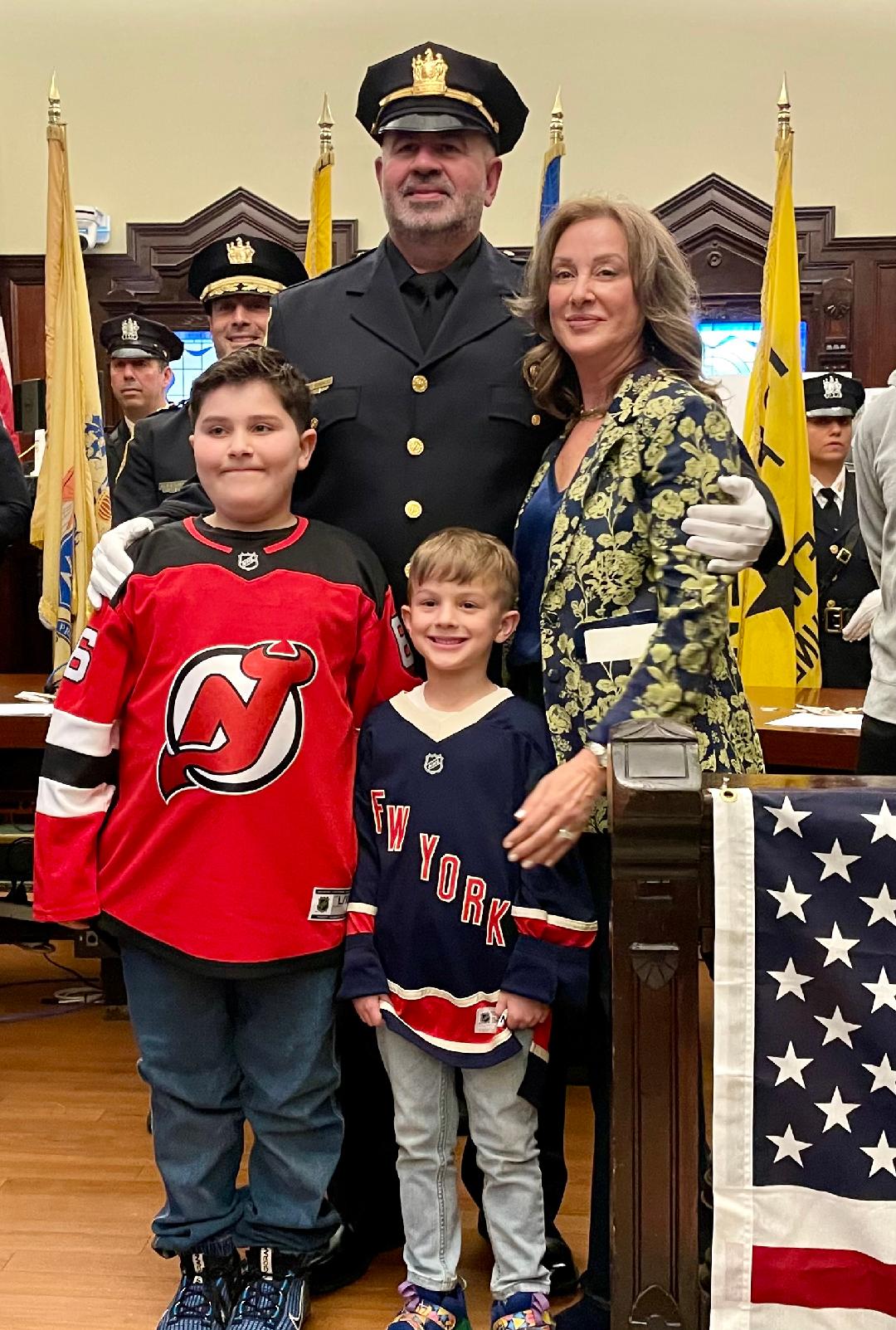 Hoboken Police honor seven of their own at a promotion ceremony