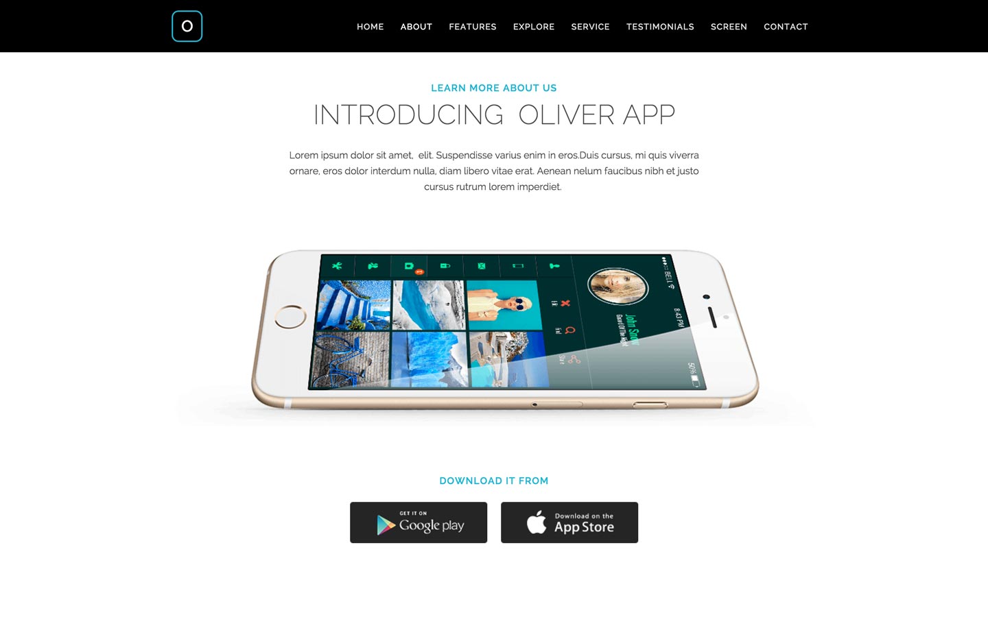 Oliver - Mobile HTML5 Responsive Website Template