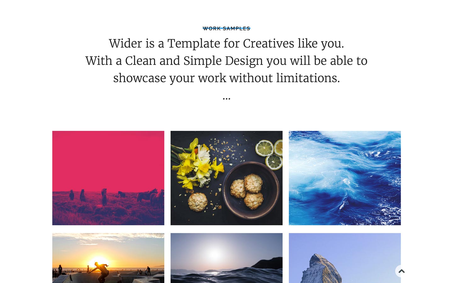 Wider - Designer HTML5 Responsive Website Template