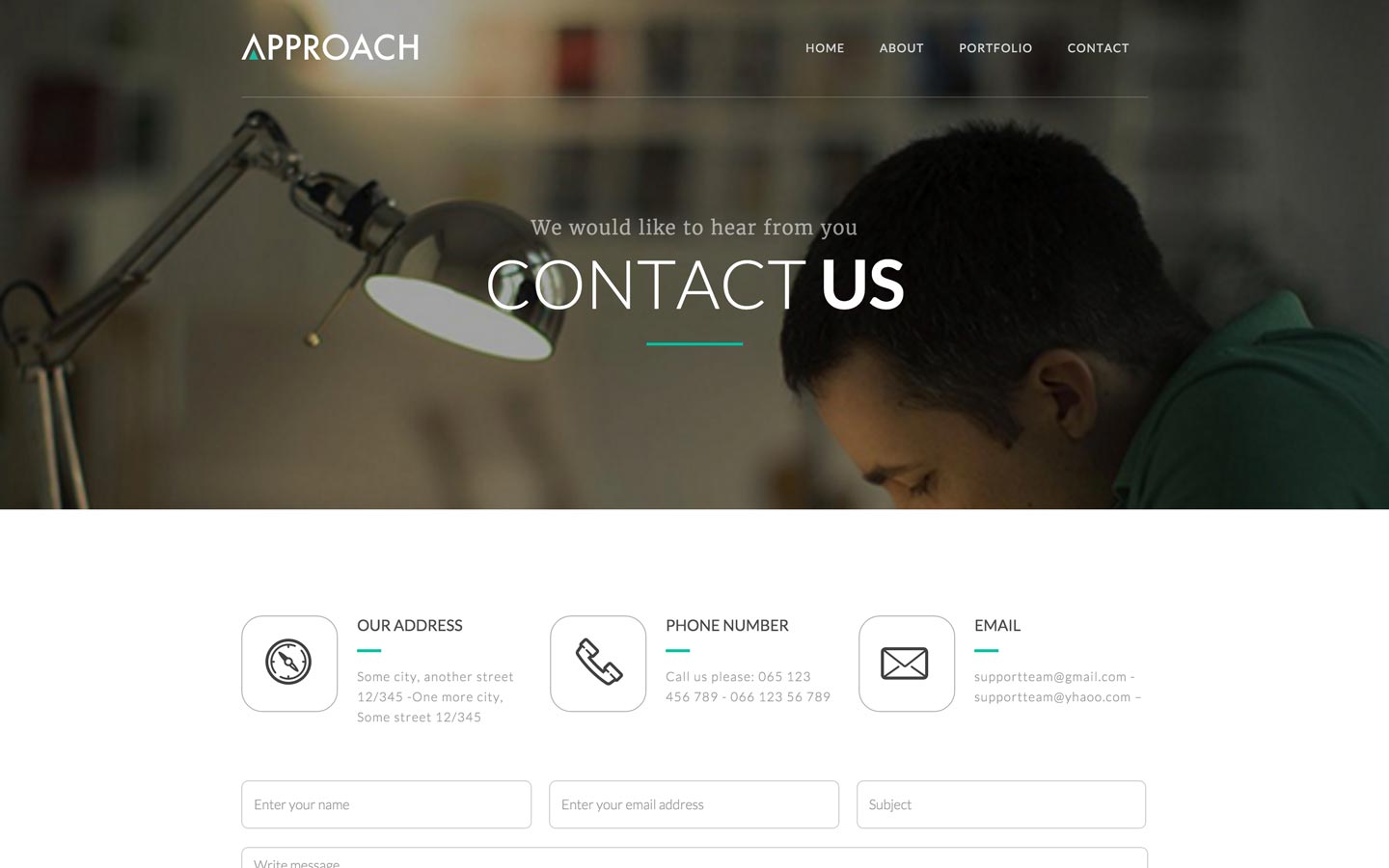 Approach - Agency HTML5 Responsive Website Template
