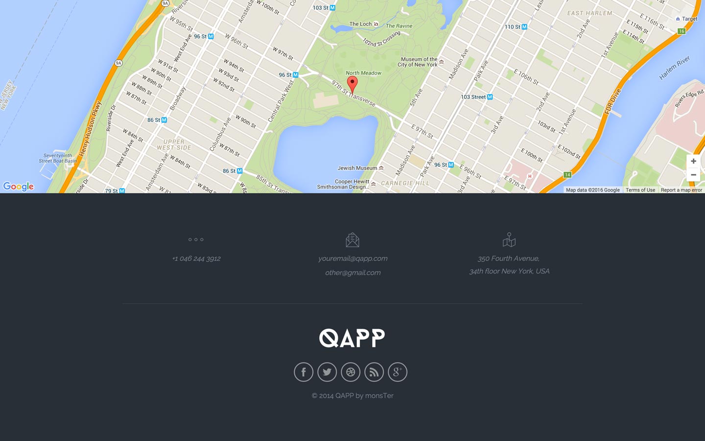 Qapp - Mobile HTML5 Responsive Website Template