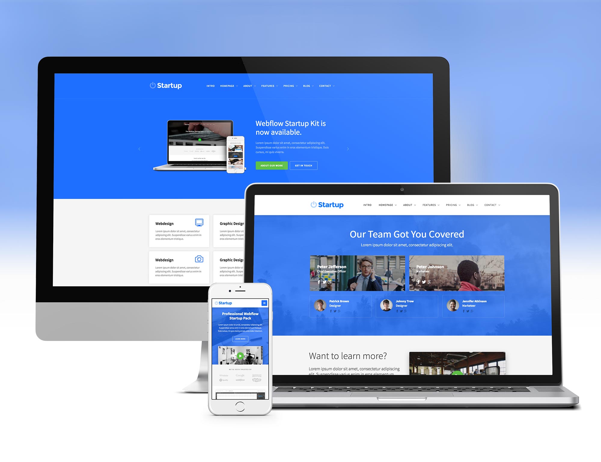 Startup - UI Kit HTML5 Responsive Website Template