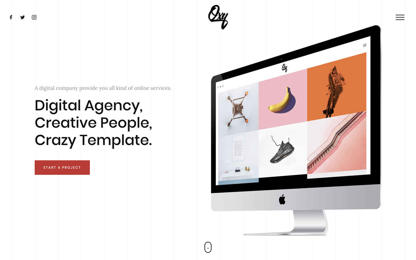 Oxy - UI Kit HTML5 Responsive Website Template