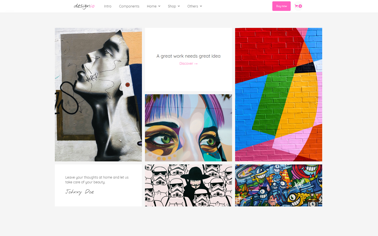 Designio - UI Kit HTML5 Responsive Website Template