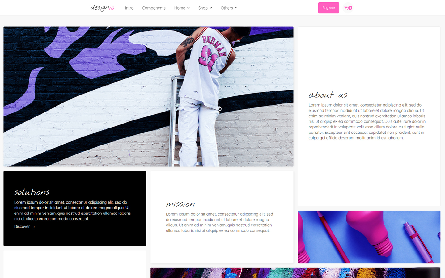 Designio - UI Kit HTML5 Responsive Website Template