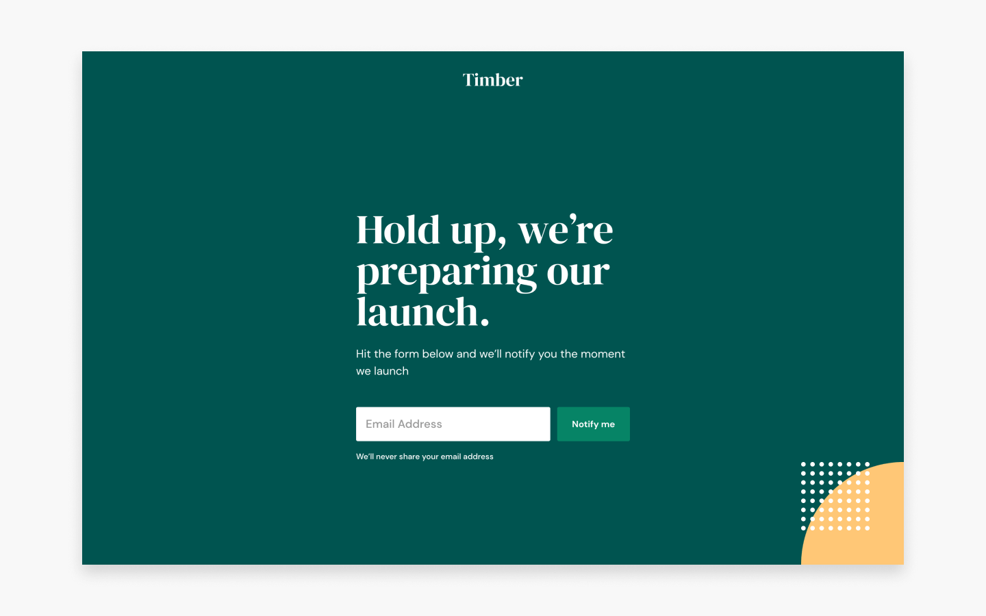 Timber - UI Kit HTML5 Responsive Website Template