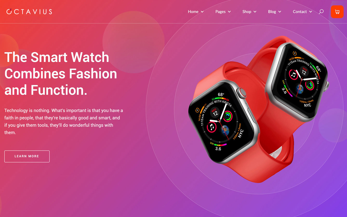 Octavius - Technology HTML5 Responsive Website Template