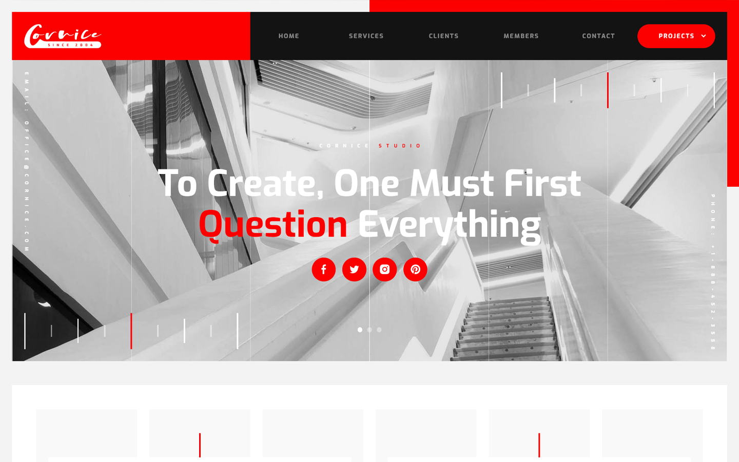 Cornice - Architecture HTML5 Responsive Website Template