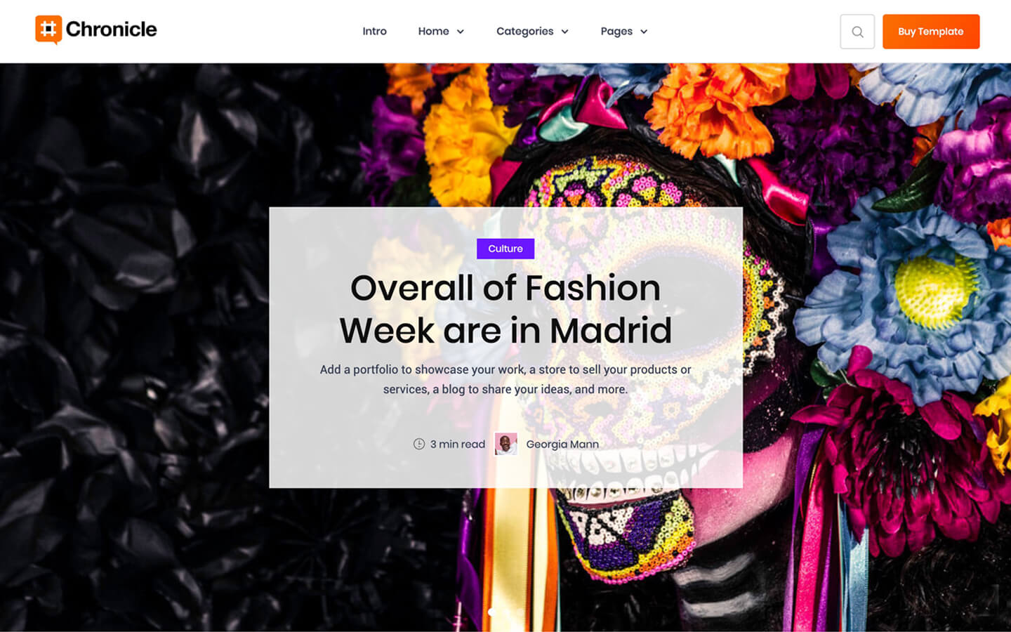 Chronicle - UI Kit HTML5 Responsive Website Template