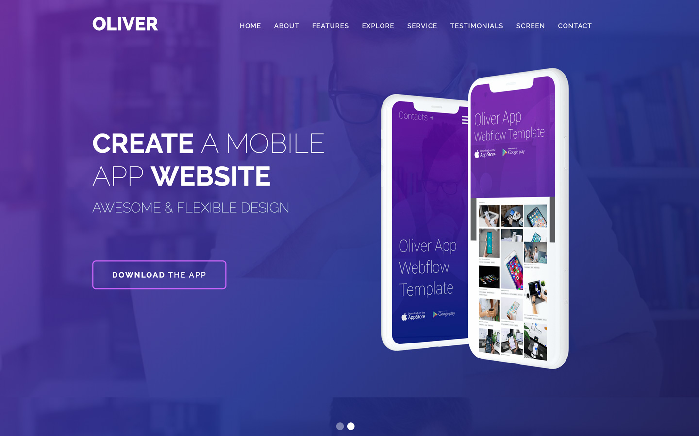 Oliver - Mobile HTML5 Responsive Website Template