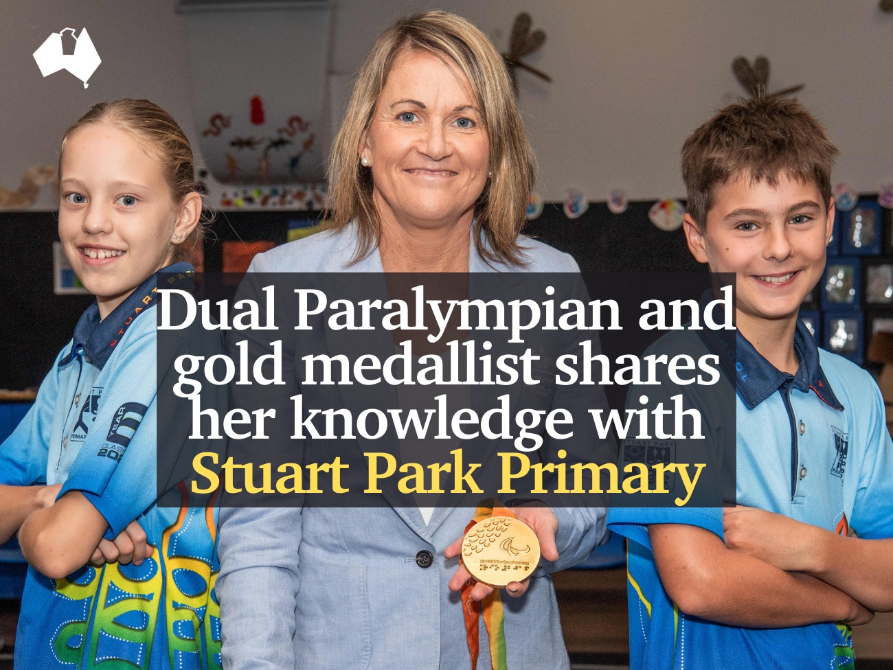 Back in the Top End sharing the work of SAF with Stuart Park Primary