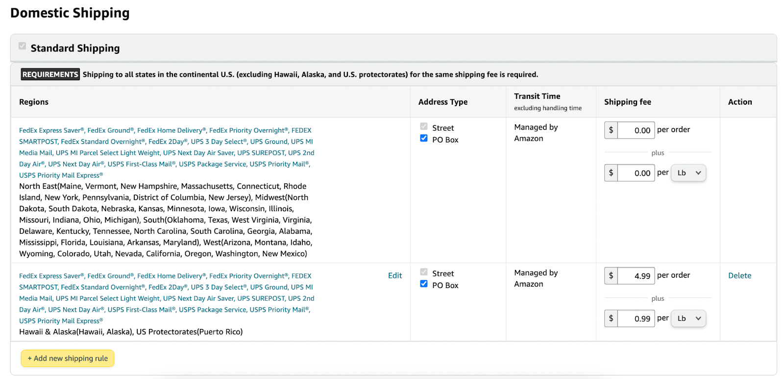 How To Use Amazon s Shipping Template And Customize Shipping Settings 