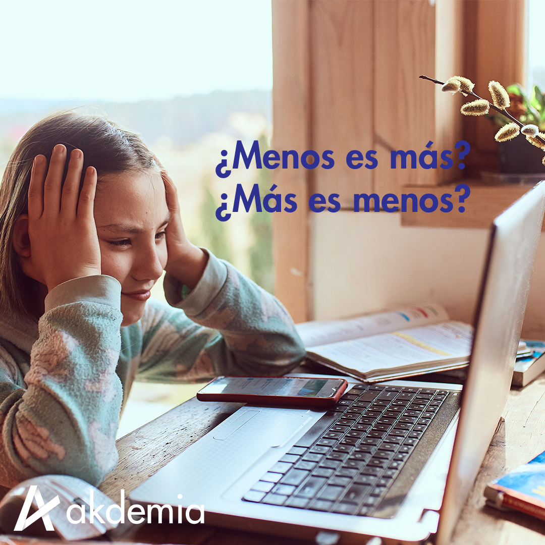 ¿Más es menos, o menos es más?