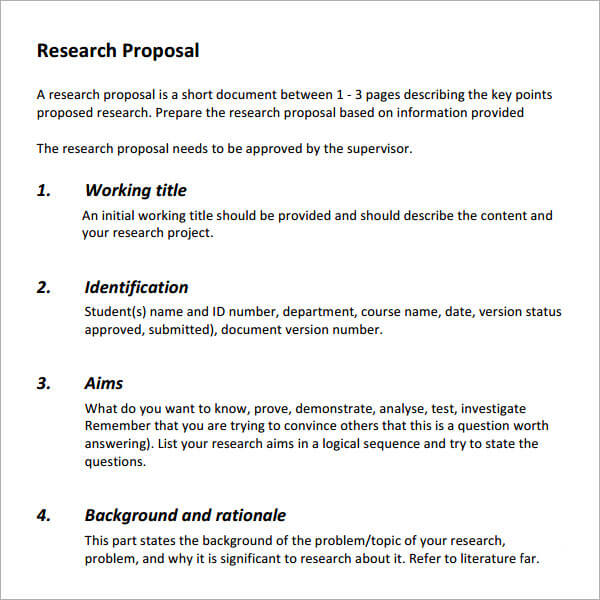 Free Market Research Proposal PPT Download Bonsai