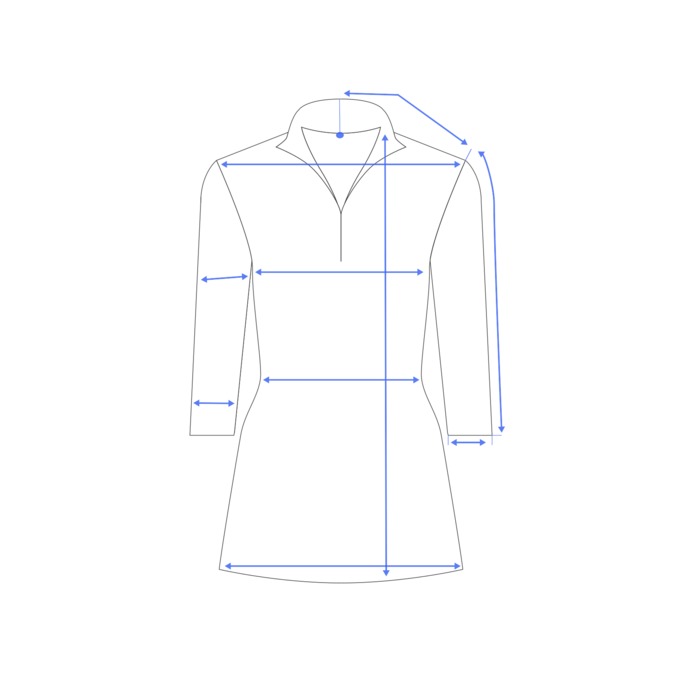 Create Your Half Zip Quarter Pullover Size Chart | Sizely