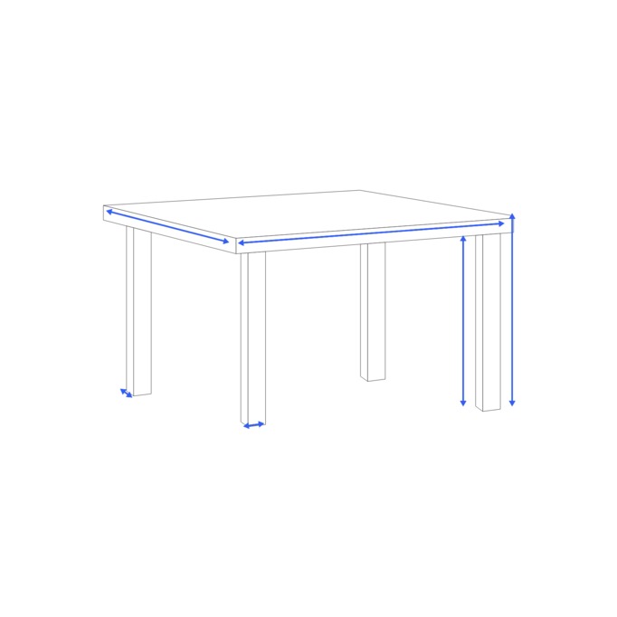 Create Your Table Size Chart | Sizely