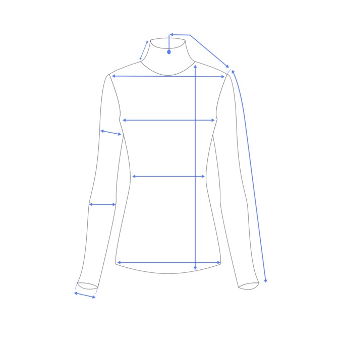 Create Your Turtleneck Size Chart | Sizely