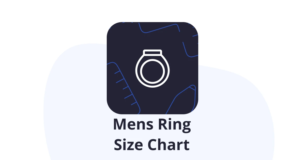 Mens Ring Size Chart