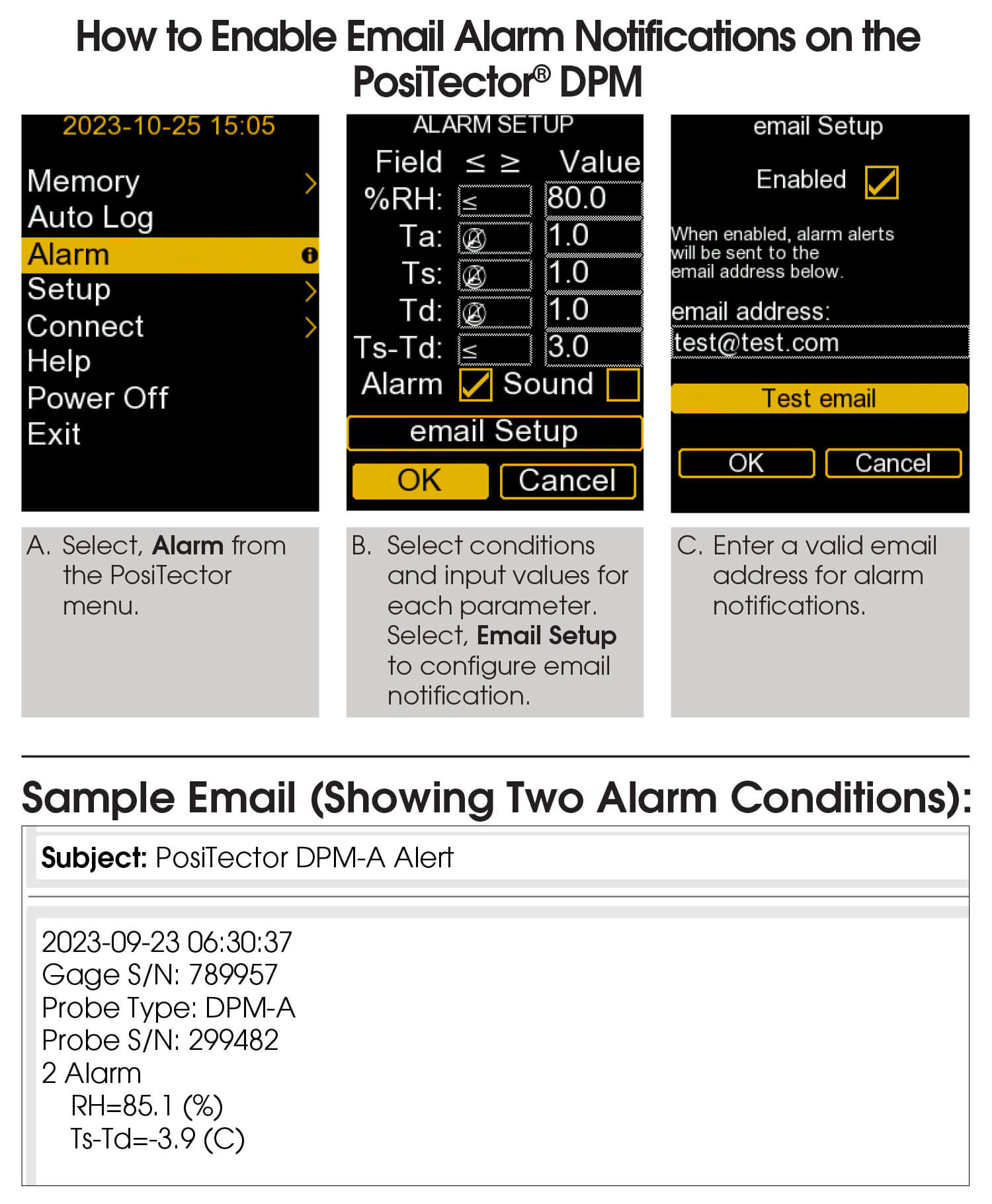Remote Monitoring of Environmental Conditions using the PosiTector DPM ...