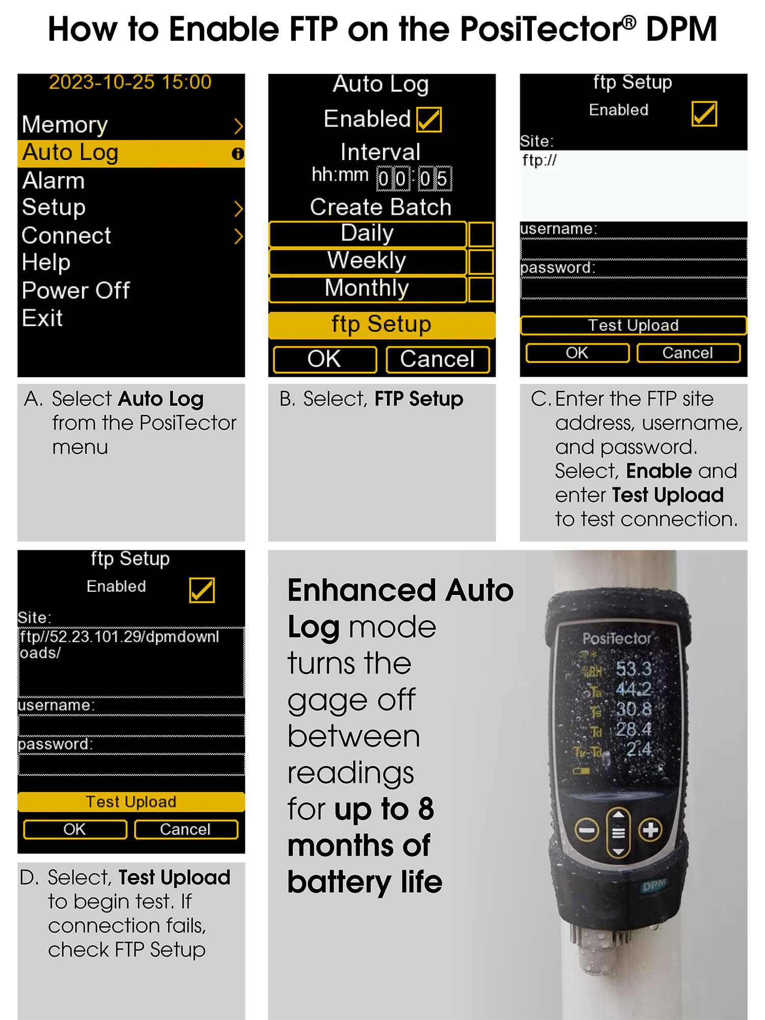 Remote Monitoring of Environmental Conditions using the PosiTector DPM ...