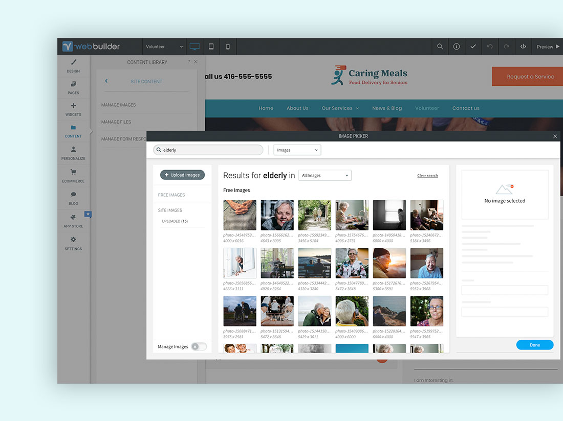 WebBuilder by Caredove