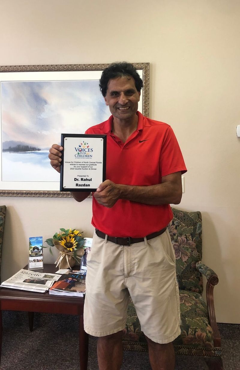 Thank You Dr. Rahul Razdan, Platinum Sponsor for the Quarter Auction!