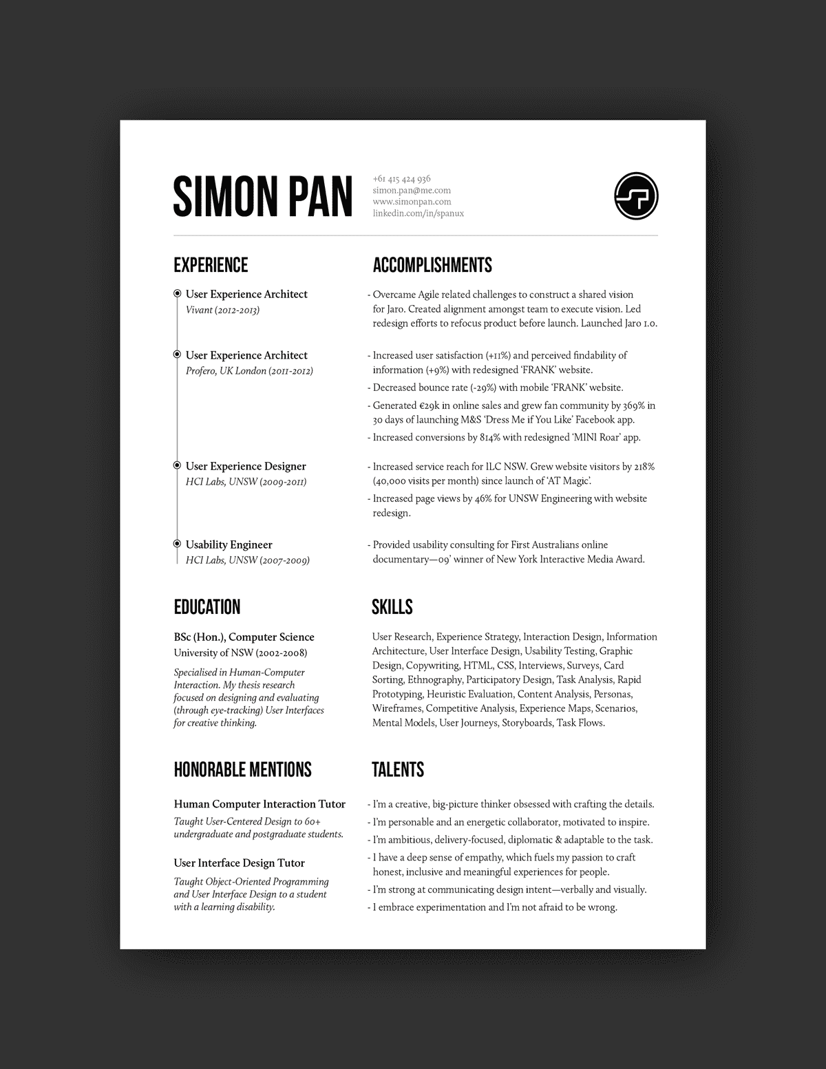 21 Inspiring UX Designer Resumes and Why They Work