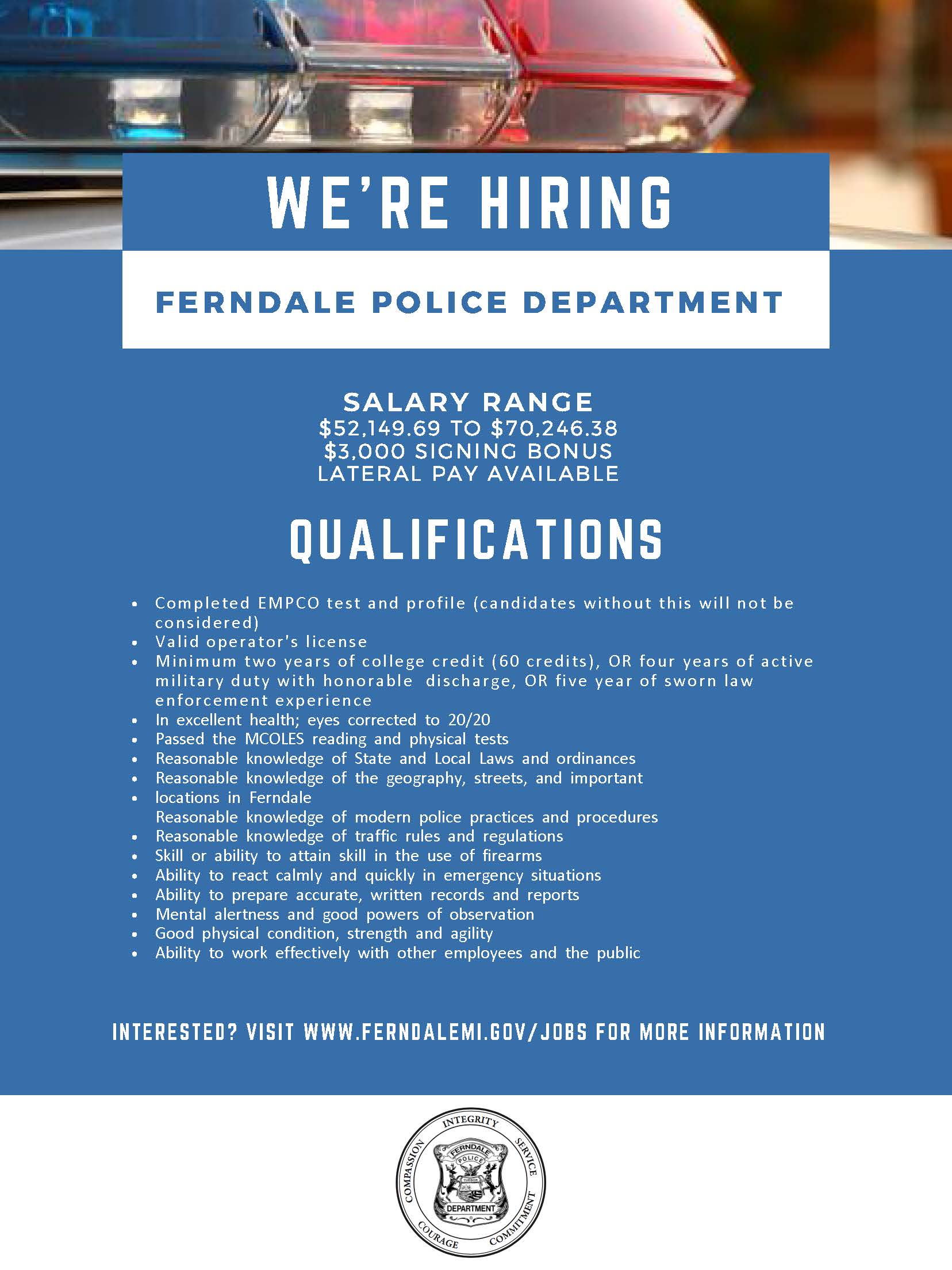 Jobs: Police Officer