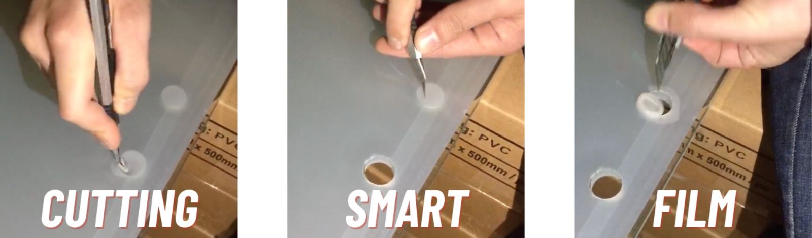 How to Make Cutouts From Smart Film