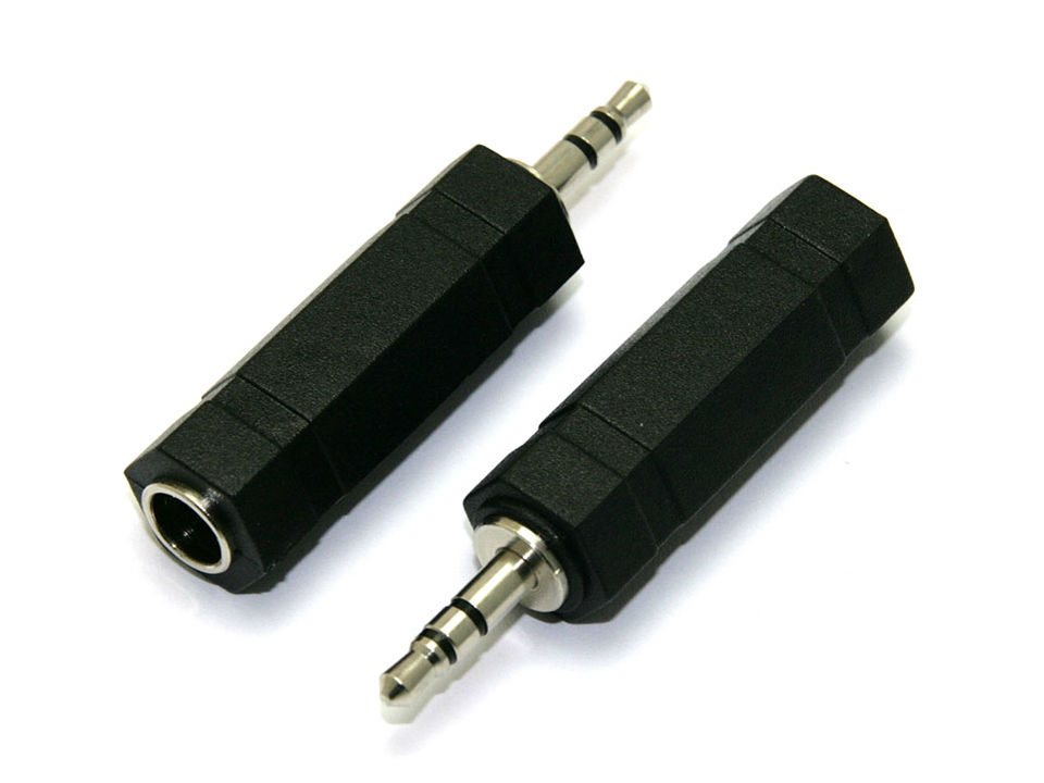 TRS 3.5 Plug to TRS 6.3 Jack Adapter | RA-294