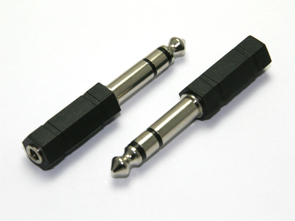 TRS 3.5 Jack to TRS 6.3 Plug Adapter | RA-271