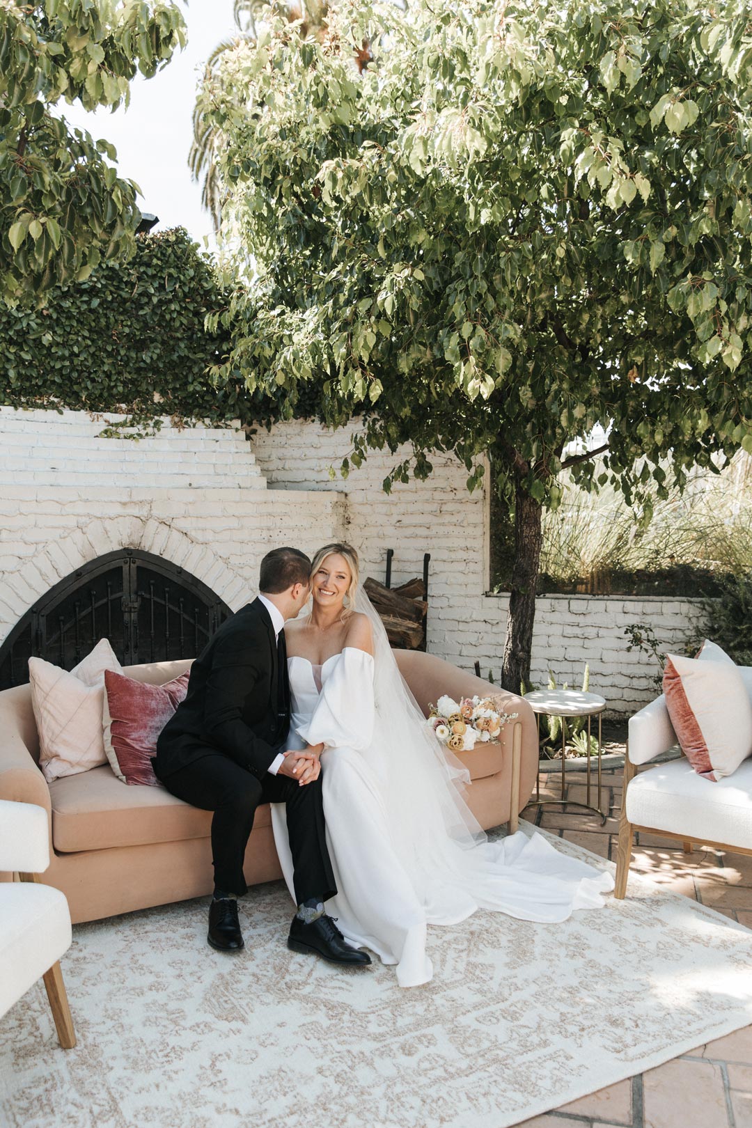 Modern Mauve Meets Floral Wedding at The Casino San Clemente | Jay's Catering
